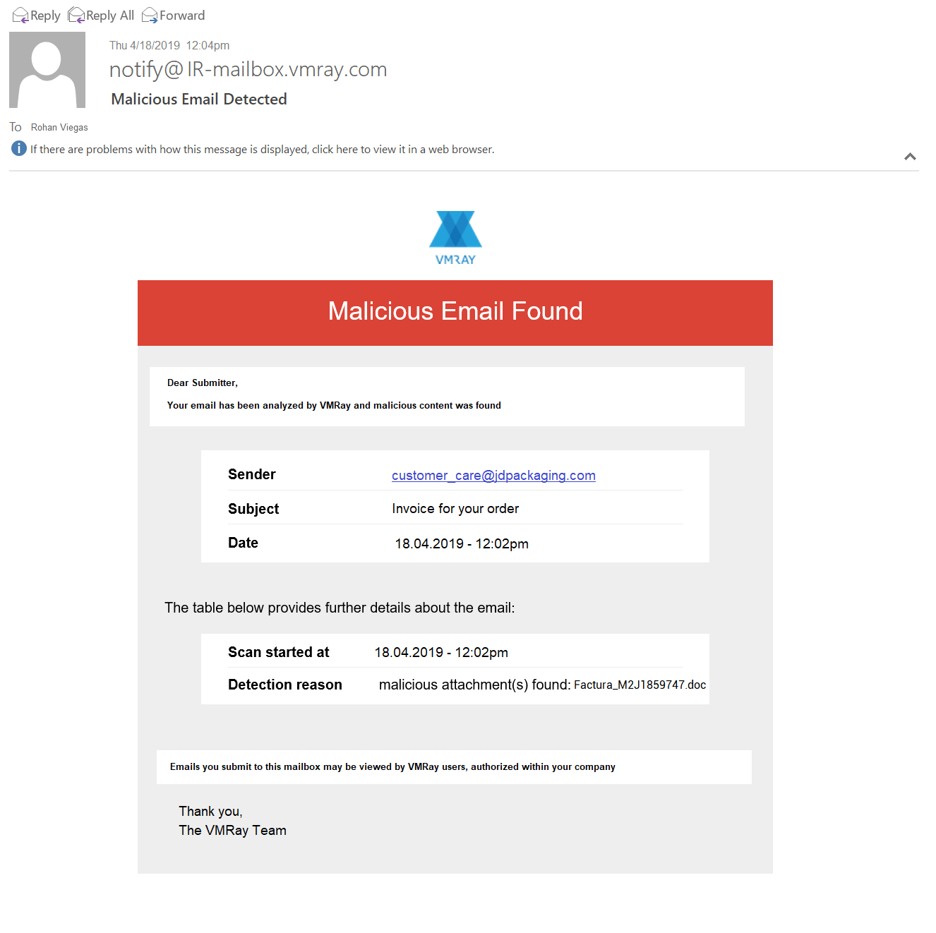 Empowering Email Users with Abuse Mailbox - VMRay