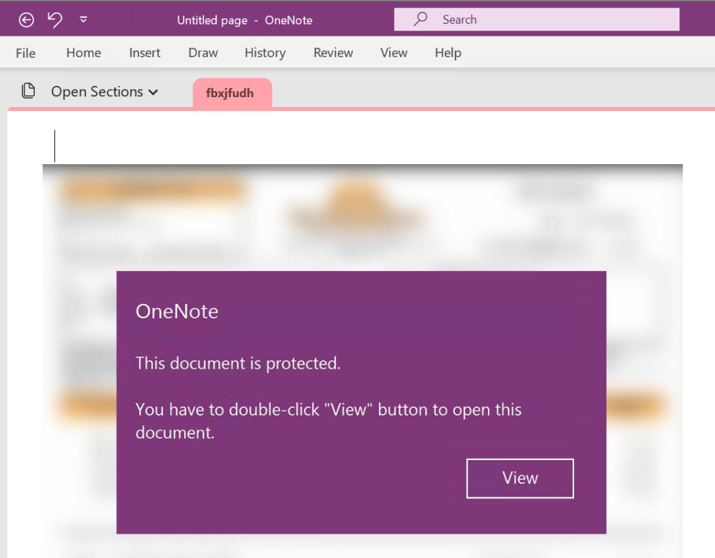From a OneNote Document to the Execution of Emotet - VMRay