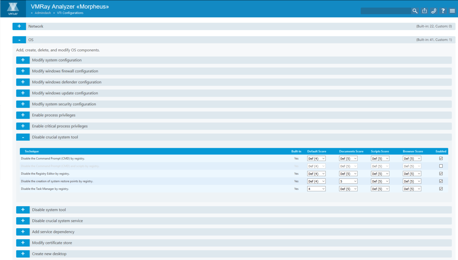 Custom Threat Scoring with VTI - VMRay
