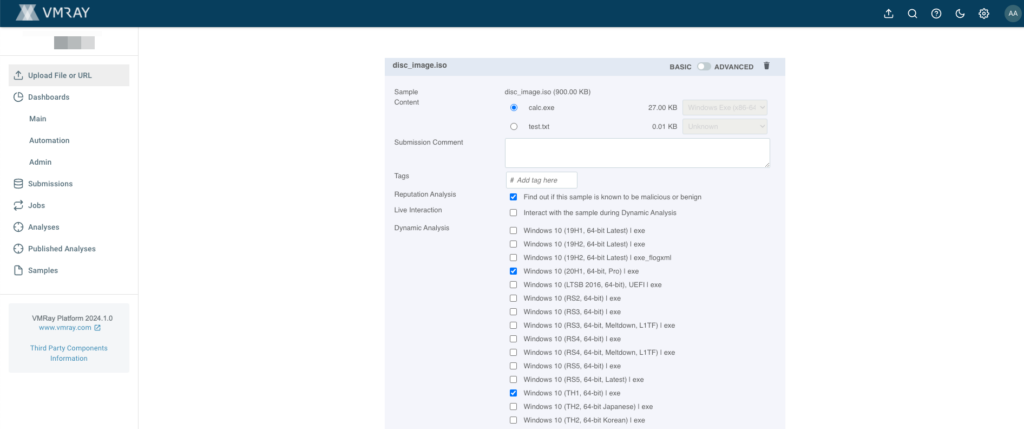 VMRay Platform 2024.1.0 Release Highlights - VMRay