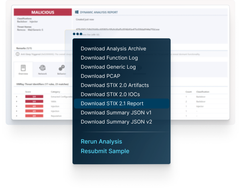 Actionable Threat Intelligence with VMRay